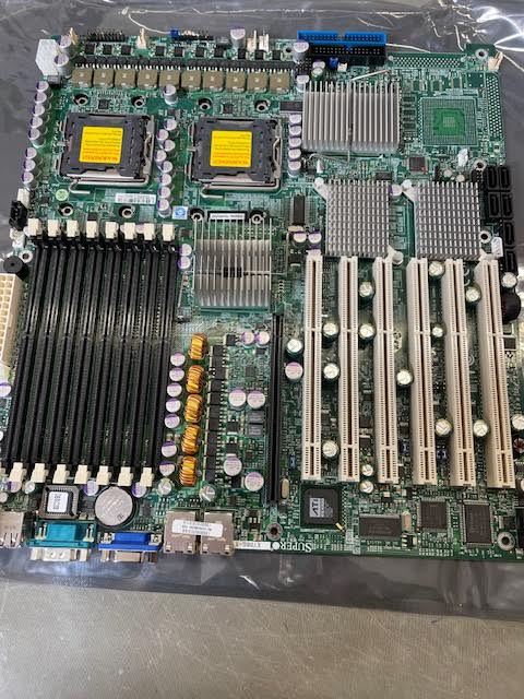 "Used" Supermicro X7DBE-X Dual Socket LGA771 Xeon Intel 5000P PCIX 2Gb ...