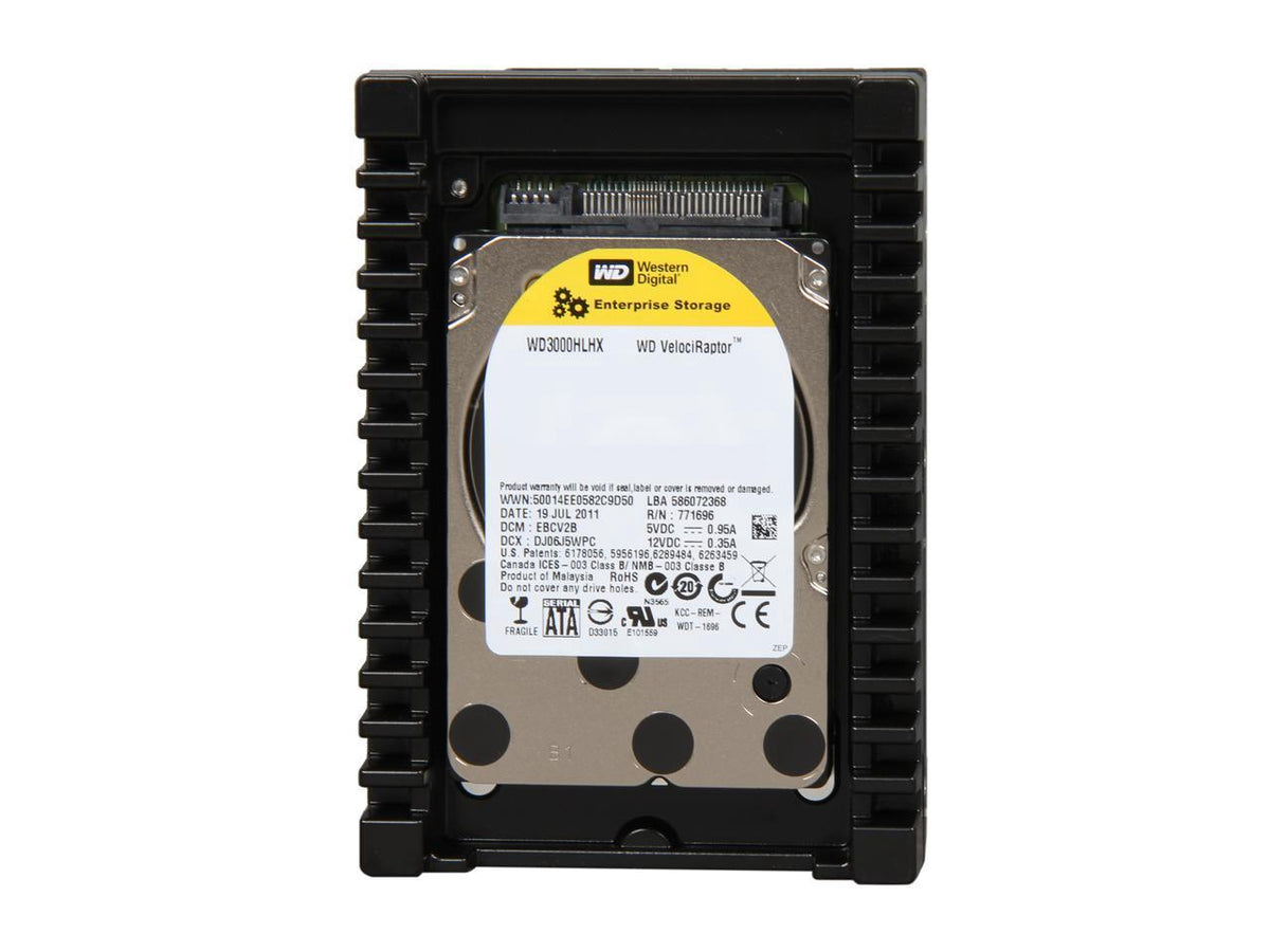 Western Digital 300GB VelociRaptor 10K RPM 32MB Cache 2.5" SATA 3.0Gb ...